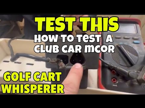 How To Test Mcor On Golf Cart