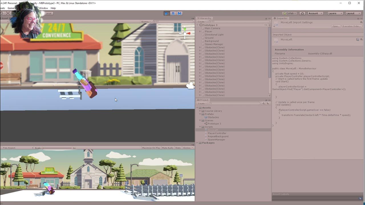 Unity Create With Code Unit 3 Sound Effects lesson 3.2 step 6 (video 3 of 4 ) - YouTube