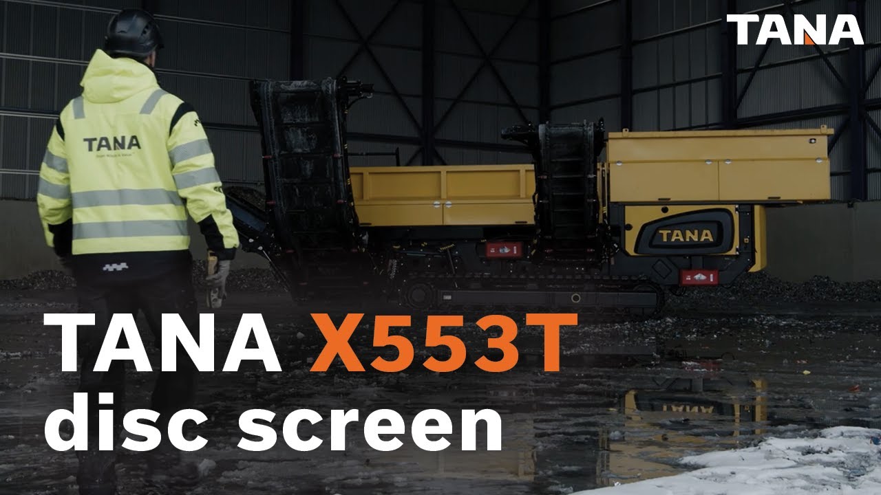 New TANA X553T disc screen - all in one modular package - YouTube