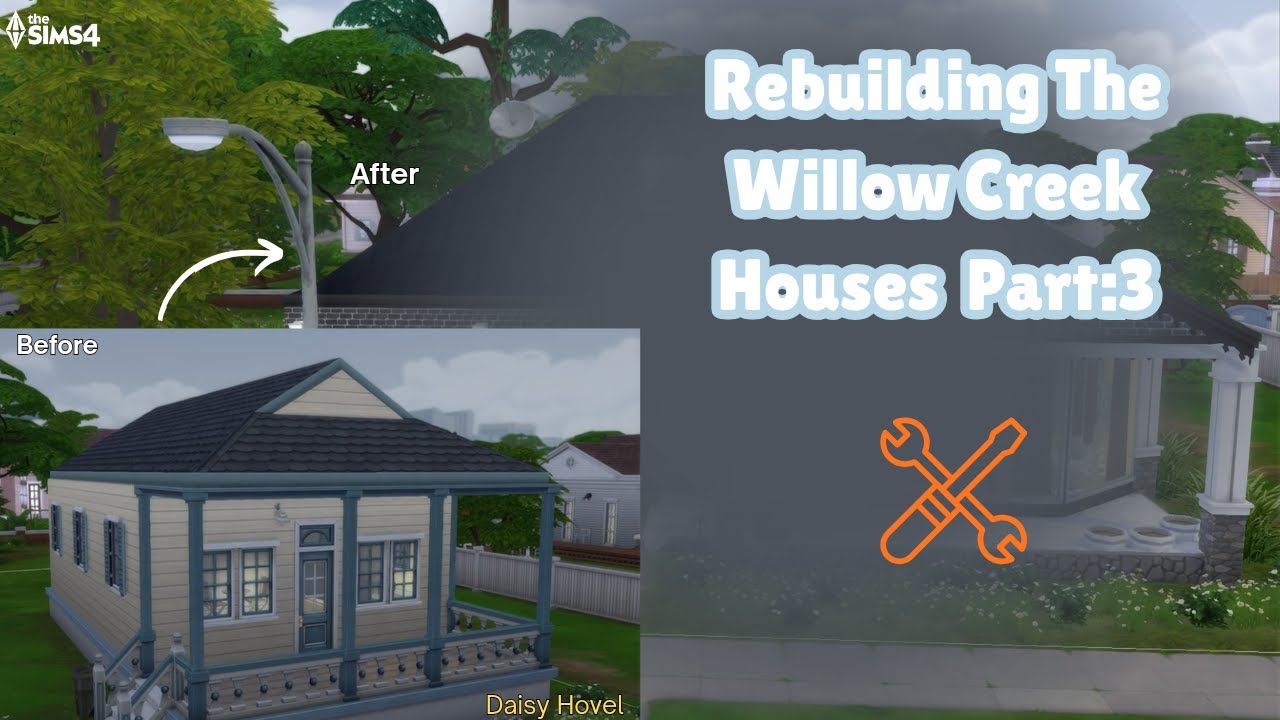 Rebuilding The Willow Creek Daisy Hovel House || Part 3 - YouTube
