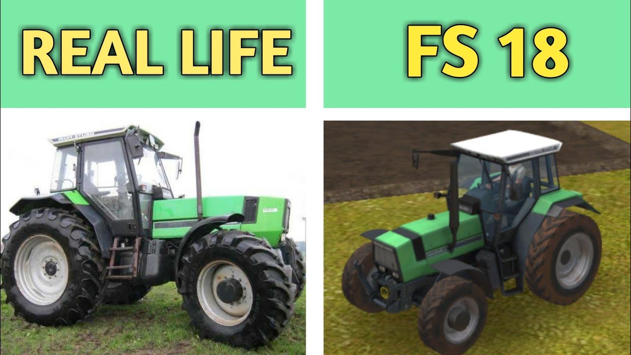 Farming simulator 18 All Tractors In Real Life / farming simulator 18 ...