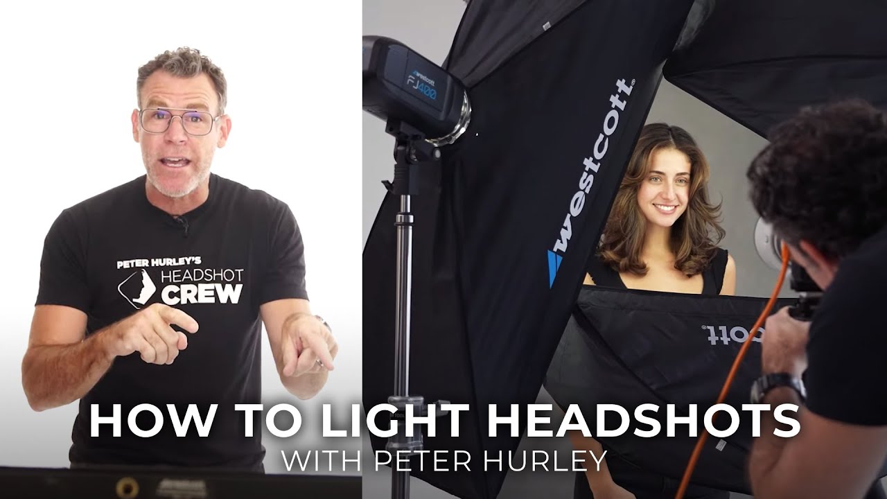 How to Light Headshots: Peter Hurley's 5 Tips - YouTube