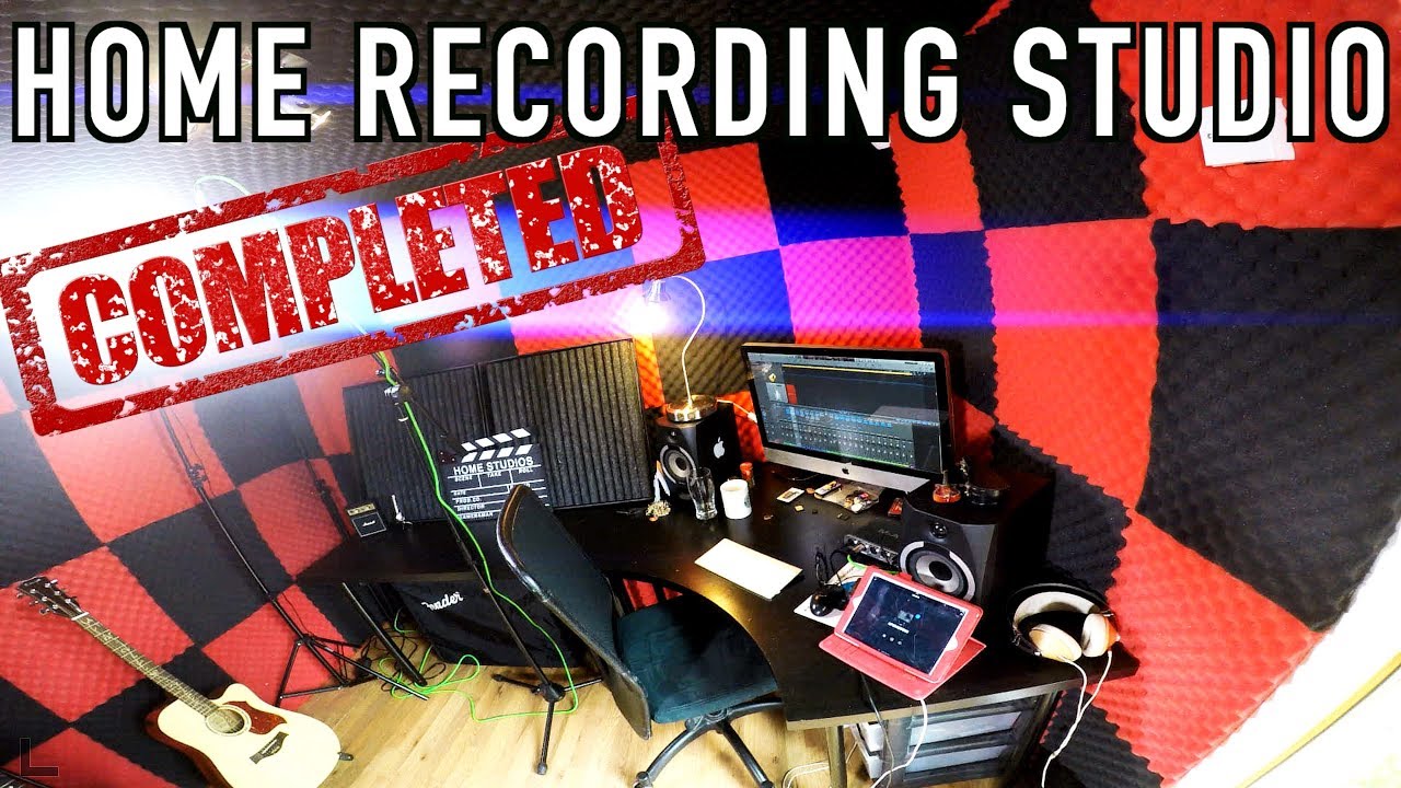 Building Home Recording Studio | COMPLETED! - YouTube