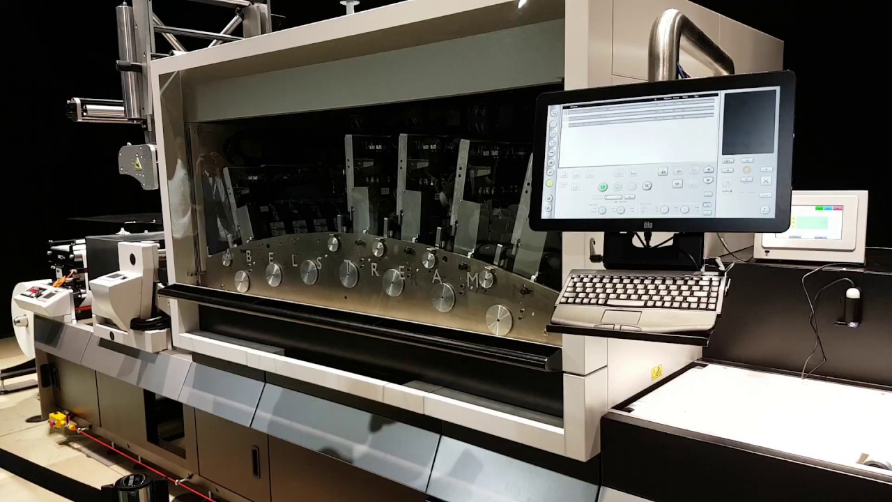 First View: Die neue Océ Labelstream 4000 von Canon - YouTube