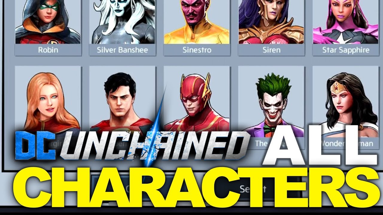 DC: UNCHAINED #2 - All Characters so far - YouTube