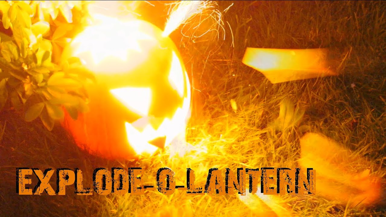 Exploding Pumpkin Halloween jack-o-lanterns compilation - YouTube