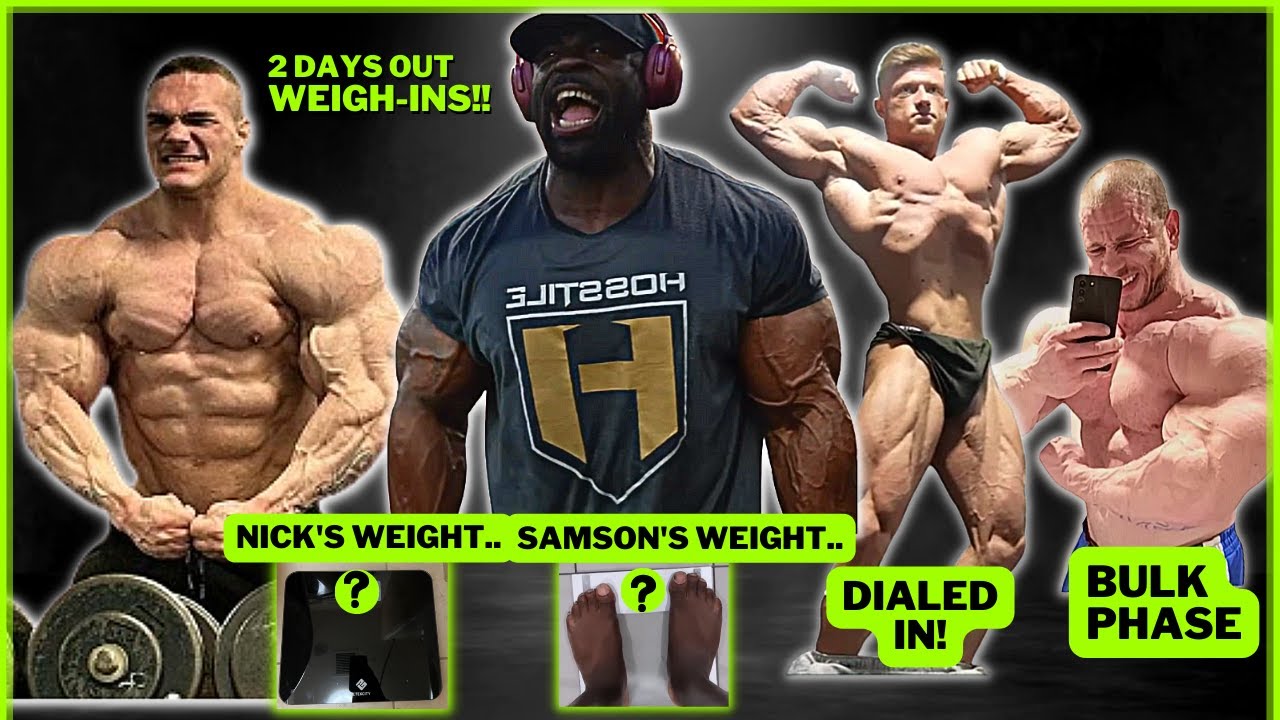 NICK WALKER 2 DAYS OUT! Nick and Samson Dauda WEIGH IN! Is Urs ...