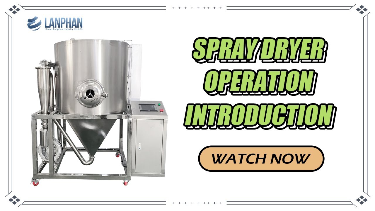 Spray dryer operation introduction - YouTube