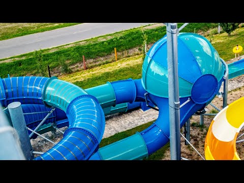 Aquacinema - Sphere | Strange LED Funnel Water Slide POV