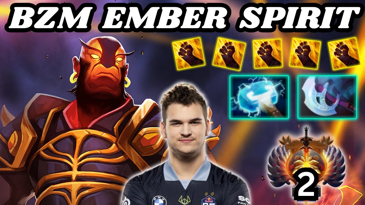 🔥 BZM Ember Spirit Midlane Highlights 🔥 Immortal 2 BZM - Dota 2 - YouTube