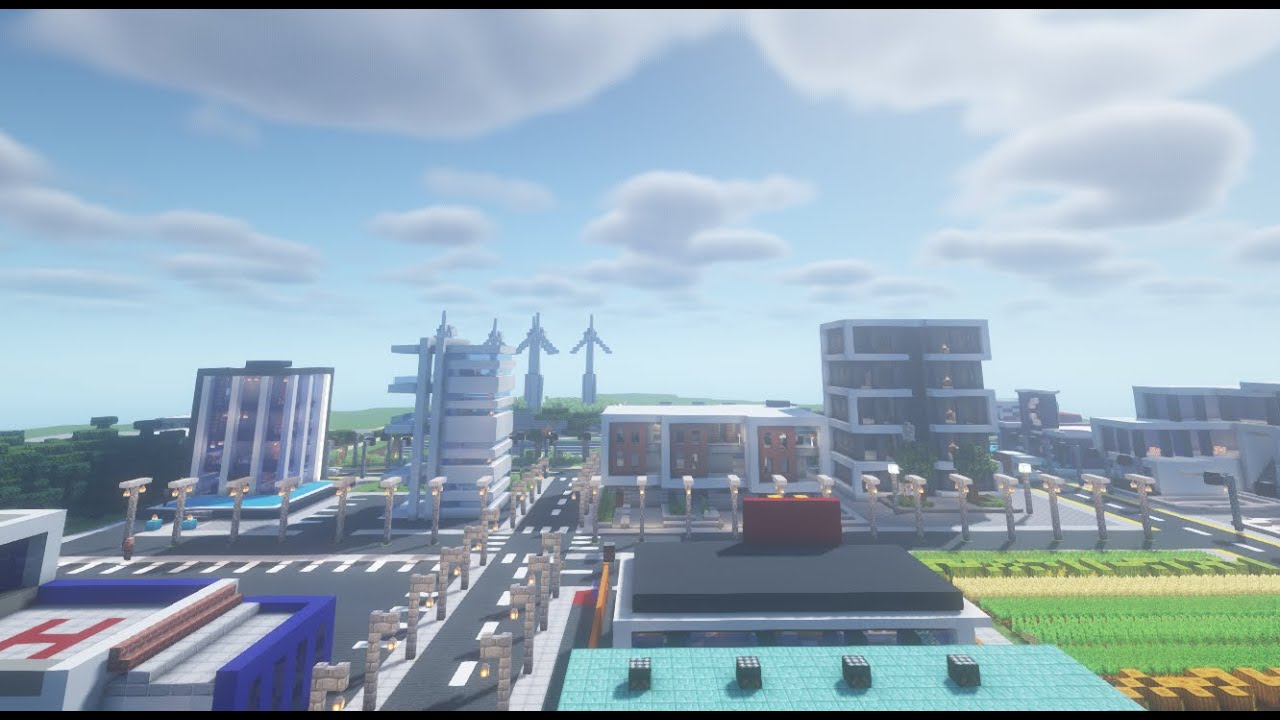 The TKA Minecraft City in SHADERS!!! - YouTube