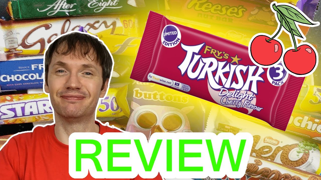 Fry's Turkish Delight Cherry Flavour Review - YouTube