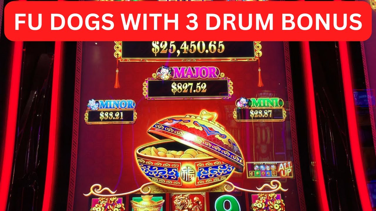 OMG!!! Fu Dogs on Dancing Drums | Vancouver's Best Slot Channel - YouTube