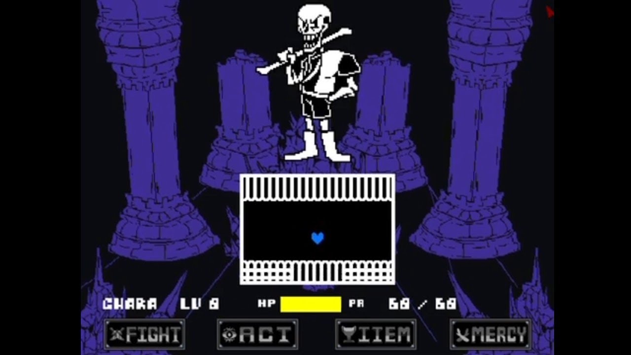 Undertale: Special Mysterious - Mistytale Papyrus Fight - YouTube