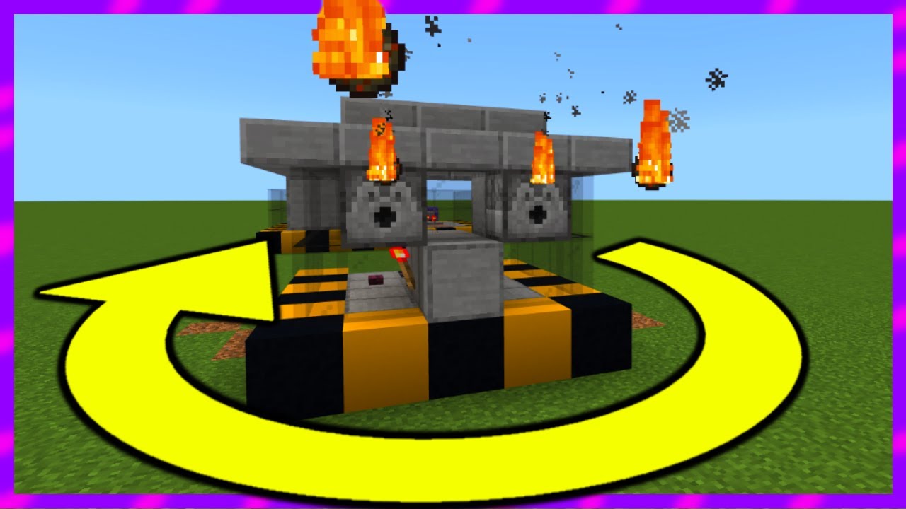 Build a WORKING Turret Gun in Minecraft! 😱 - YouTube
