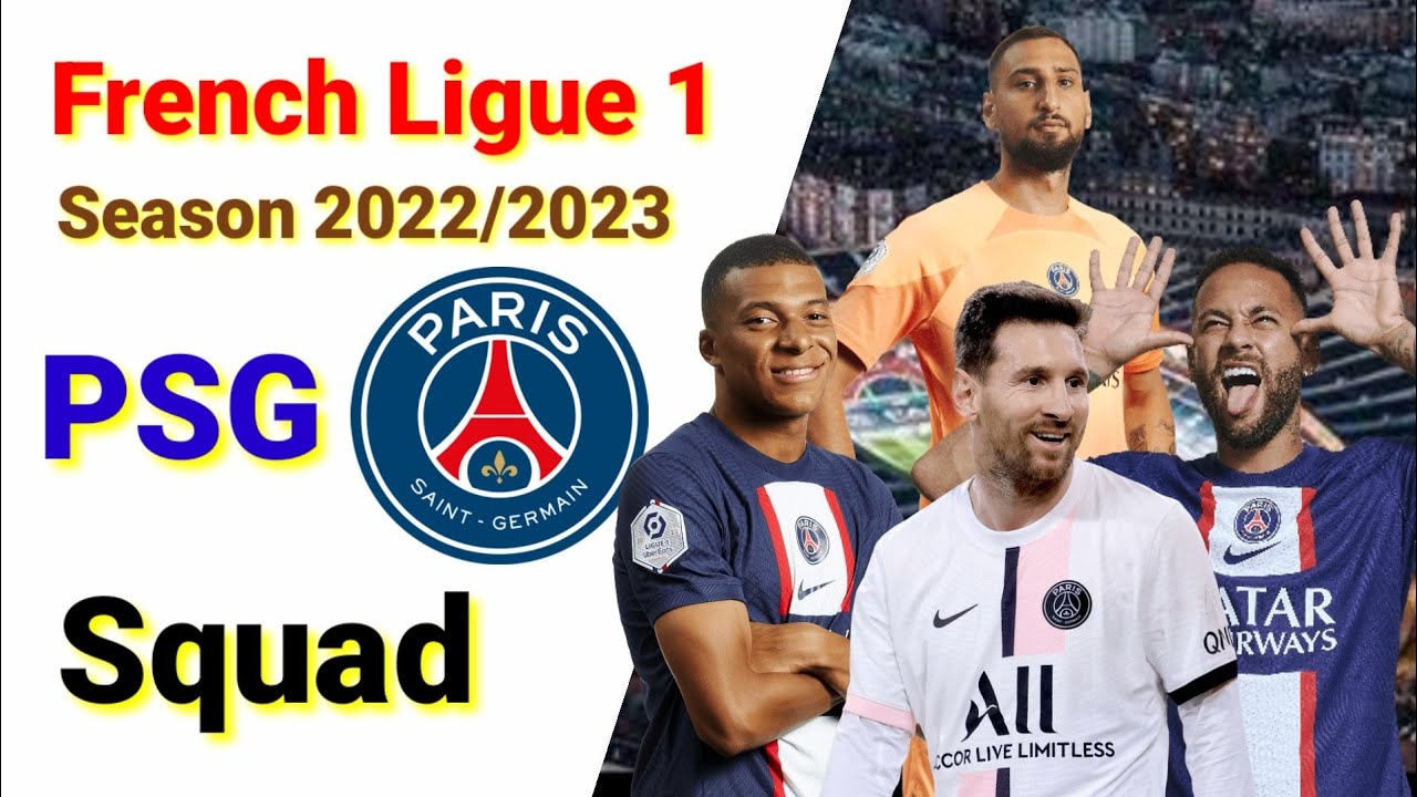 PSG official squad with players skills, Messi, Mbappe, Neymar, Verratti ...