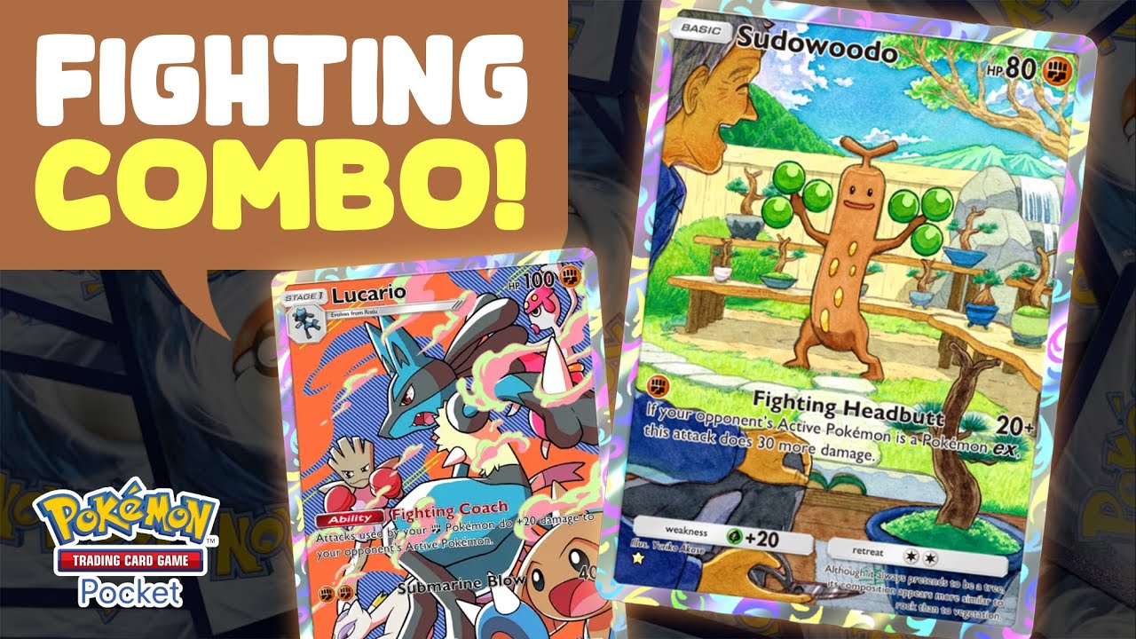 NO RAMPARDOS Challenge! Deck Sudowoodo & Lucario - Pokemon TCG Pocket - YouTube