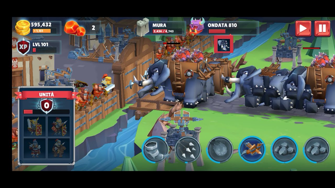 Game of Warriors - level 100 - android gameplay - YouTube