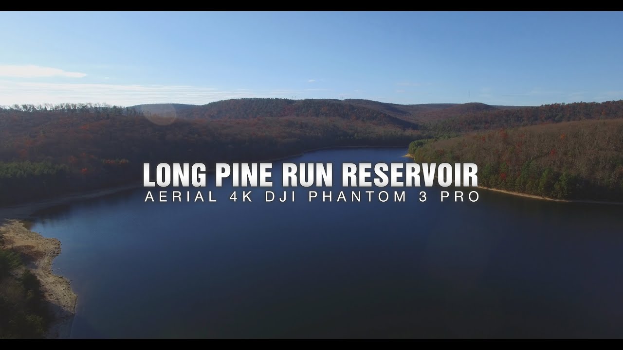 Long Pine Run Reservoir - 4K Aerial - YouTube