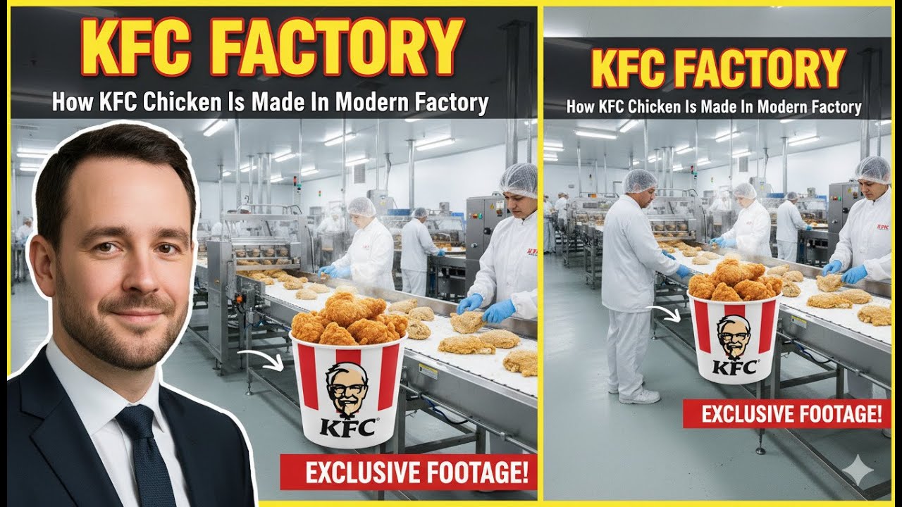 KFC Factory – How KFC Chicken Is Made in a Modern Factory - YouTube