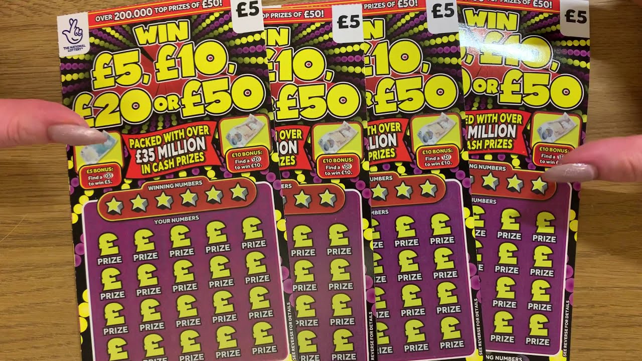 New £5 Scratch Cards, Win £5, £10, £20 And £50, January 2021 National ...