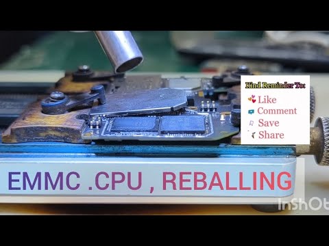 EMMC ,CPU REBALLING - YouTube