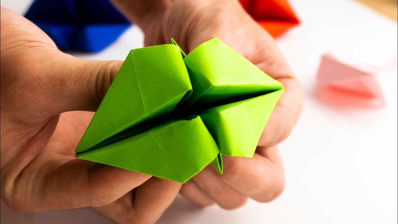 Origami Diy Labios parlantes - Arte de papel - YouTube