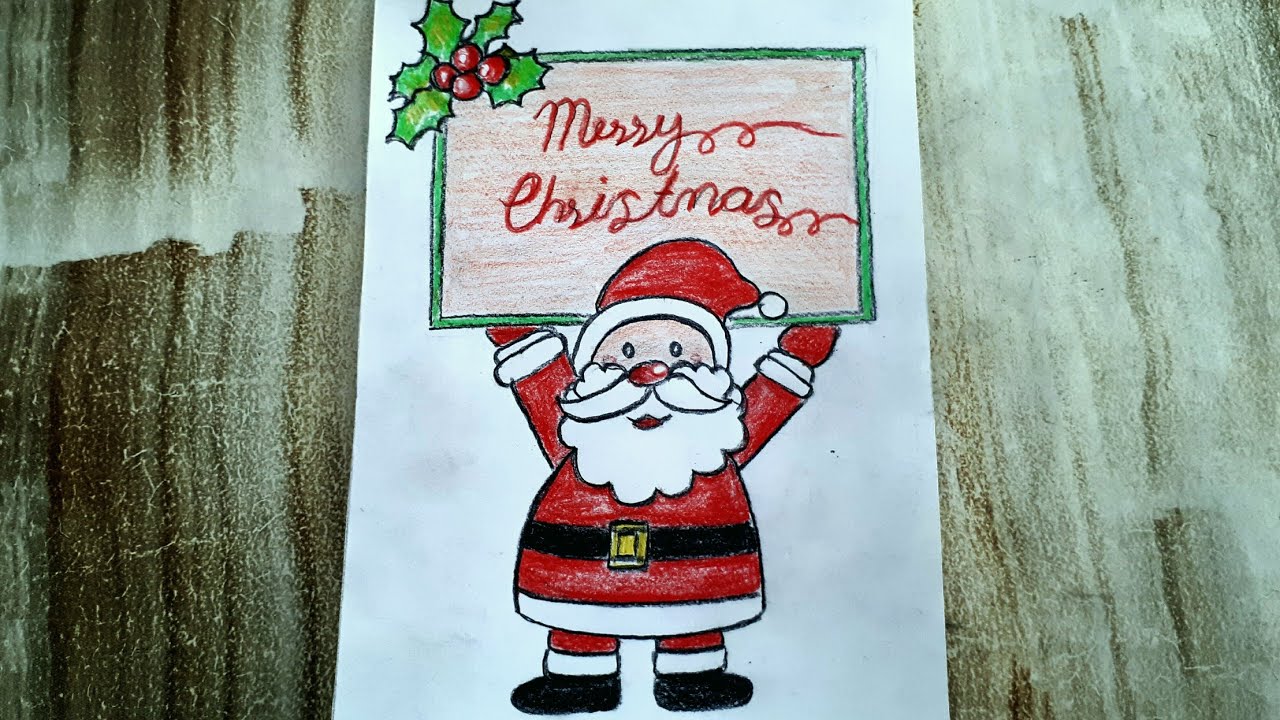SANTA CLAUS DRAWING / CHRISTMAS DRAWING / NOEL BABA ÇİZİMİ #santaclaus ...