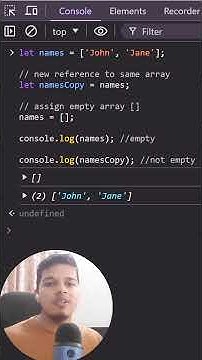 Empty🫗 an array in JavaScript #coding #javascript #programming #arrays ...