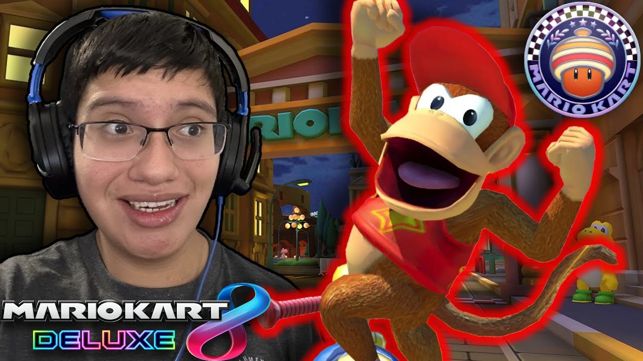 (DIDDY KONG IS HERE!!) Mario Kart 8 Deluxe || Acorn Cup - YouTube