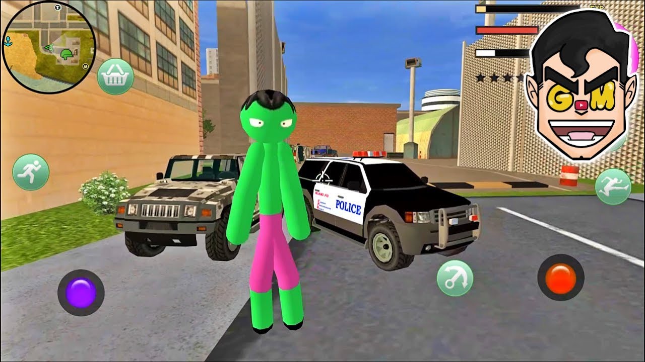 Stickman Rope Hero #New Update Hulk Stickman (by Naxeex LLC) Android ...