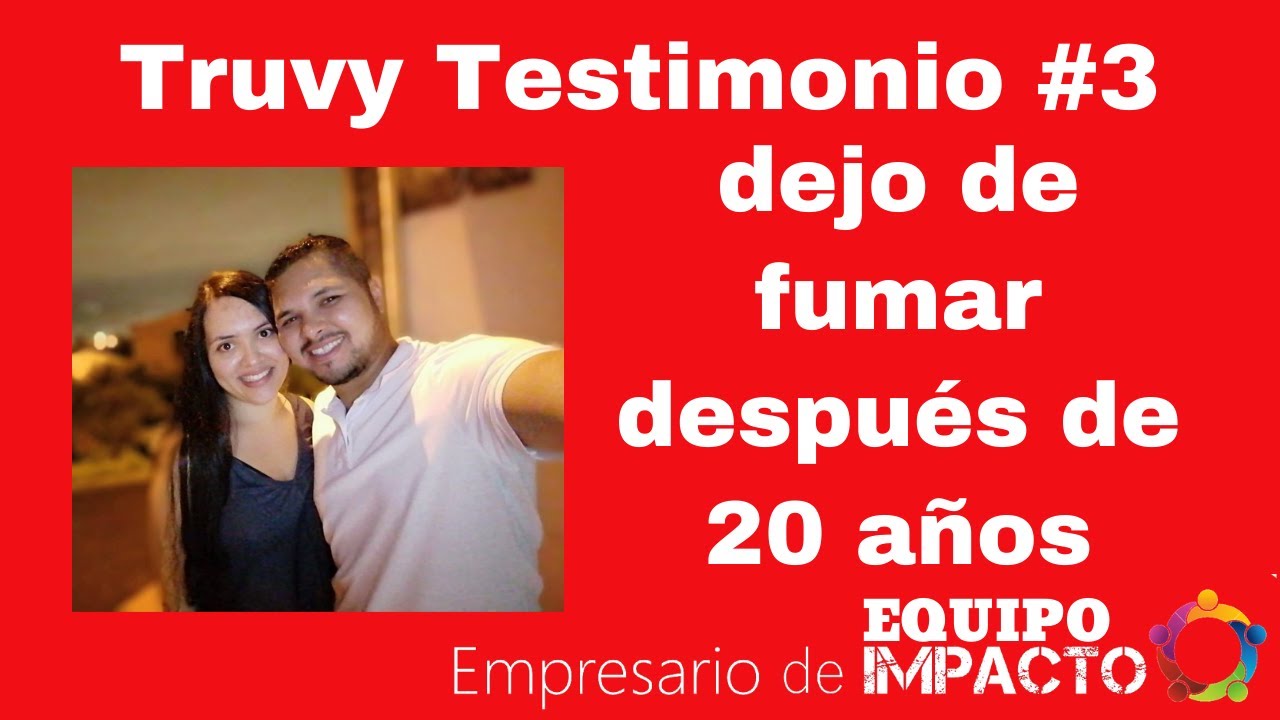 Truvy Testimonio #3 dejar de fumar después de 20 años con Sample Pack ...