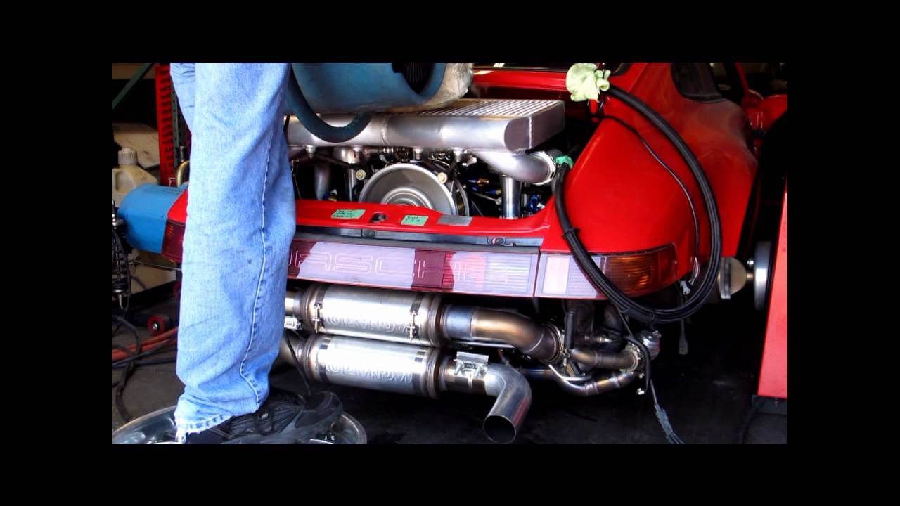 TurboKraft Porsche 3.8L Twin Turbo GT2 with ITB AEM 670rwhp pump gas ...