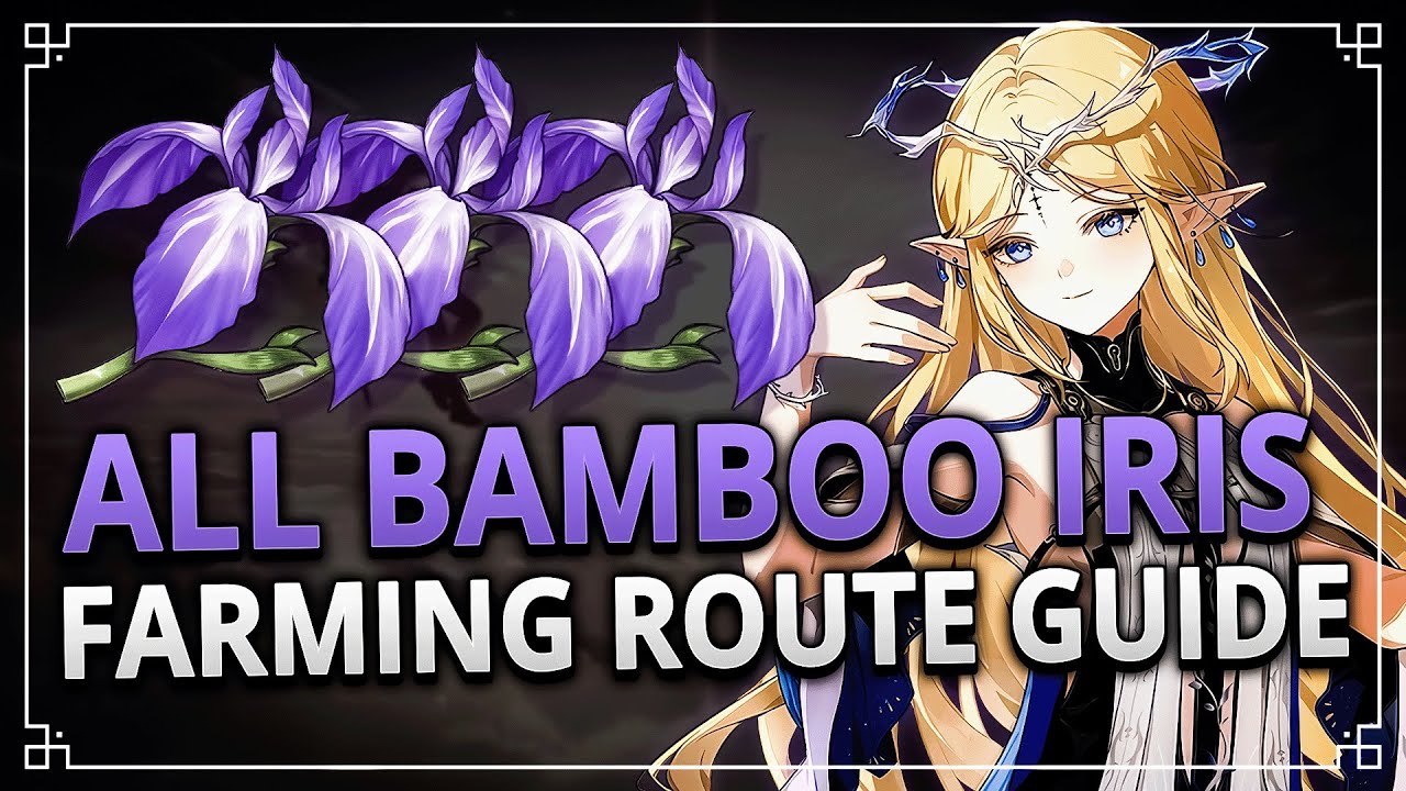 Bamboo Iris 65 Locations FARMING ROUTE GUIDE | Wuthering Waves 2.4 ...