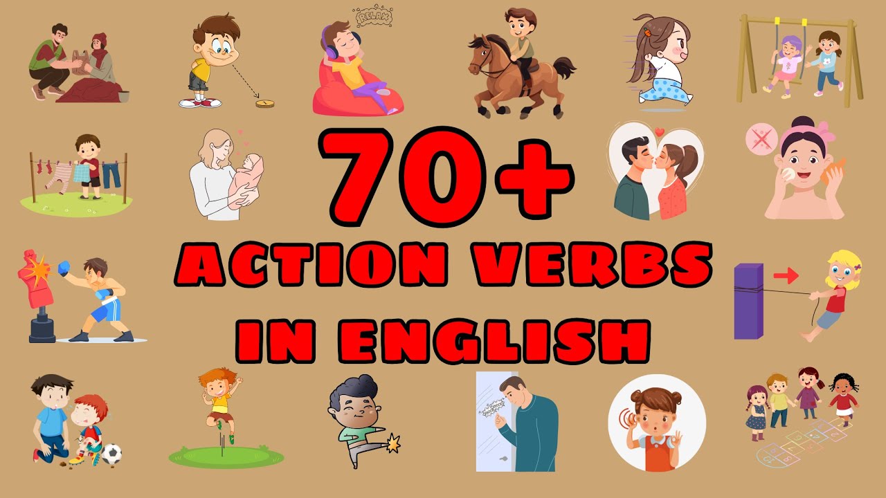 70 Action Verbs Vocabulary Learn Action Verbs Vocabulary In English