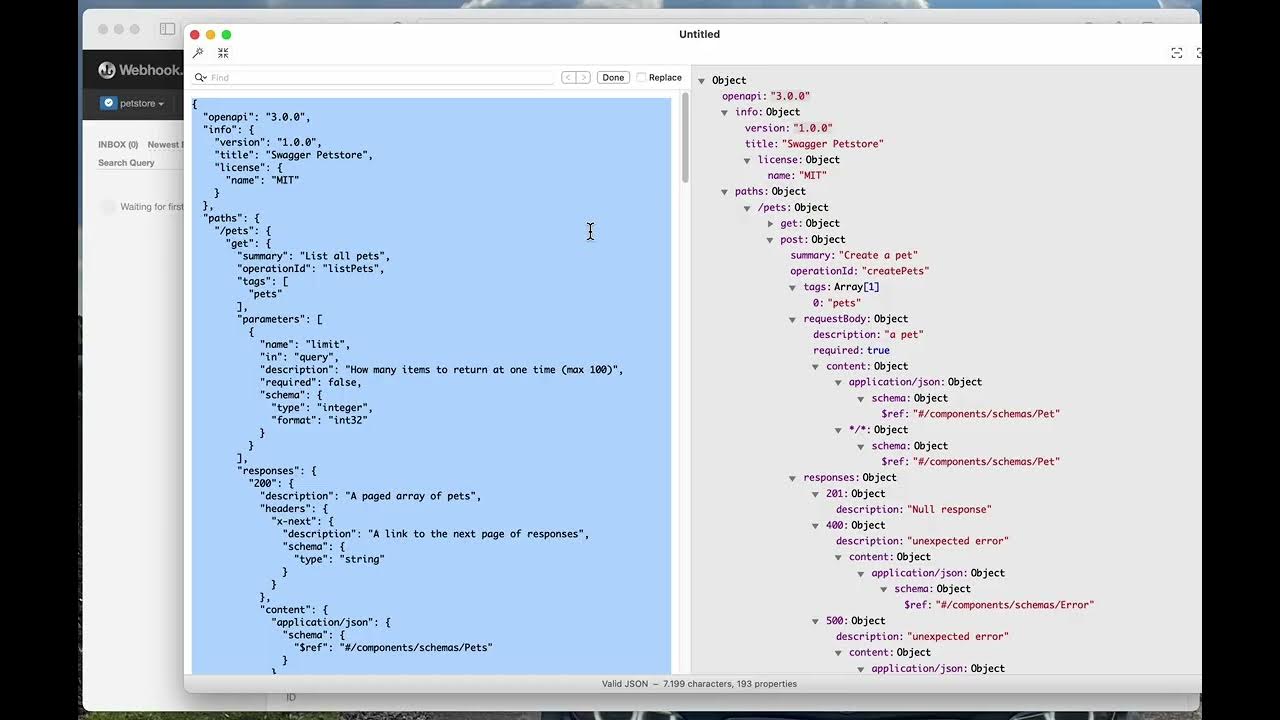 Webhook.site - Mock OpenAPI/Swagger on your URL - YouTube