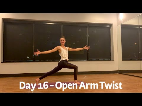Yoga Challenge: Day 16 - Open Arm Twist