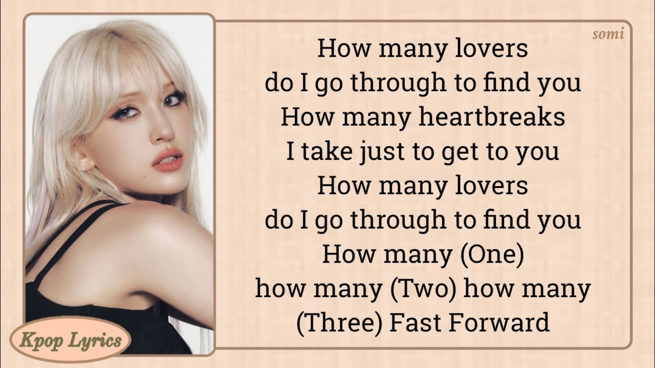 JEON SOMI Fast Forward Easy Lyrics - YouTube