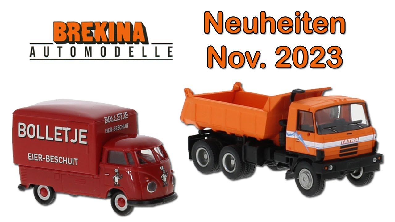 Brekina Modellauto Neuheiten November 2023 - YouTube
