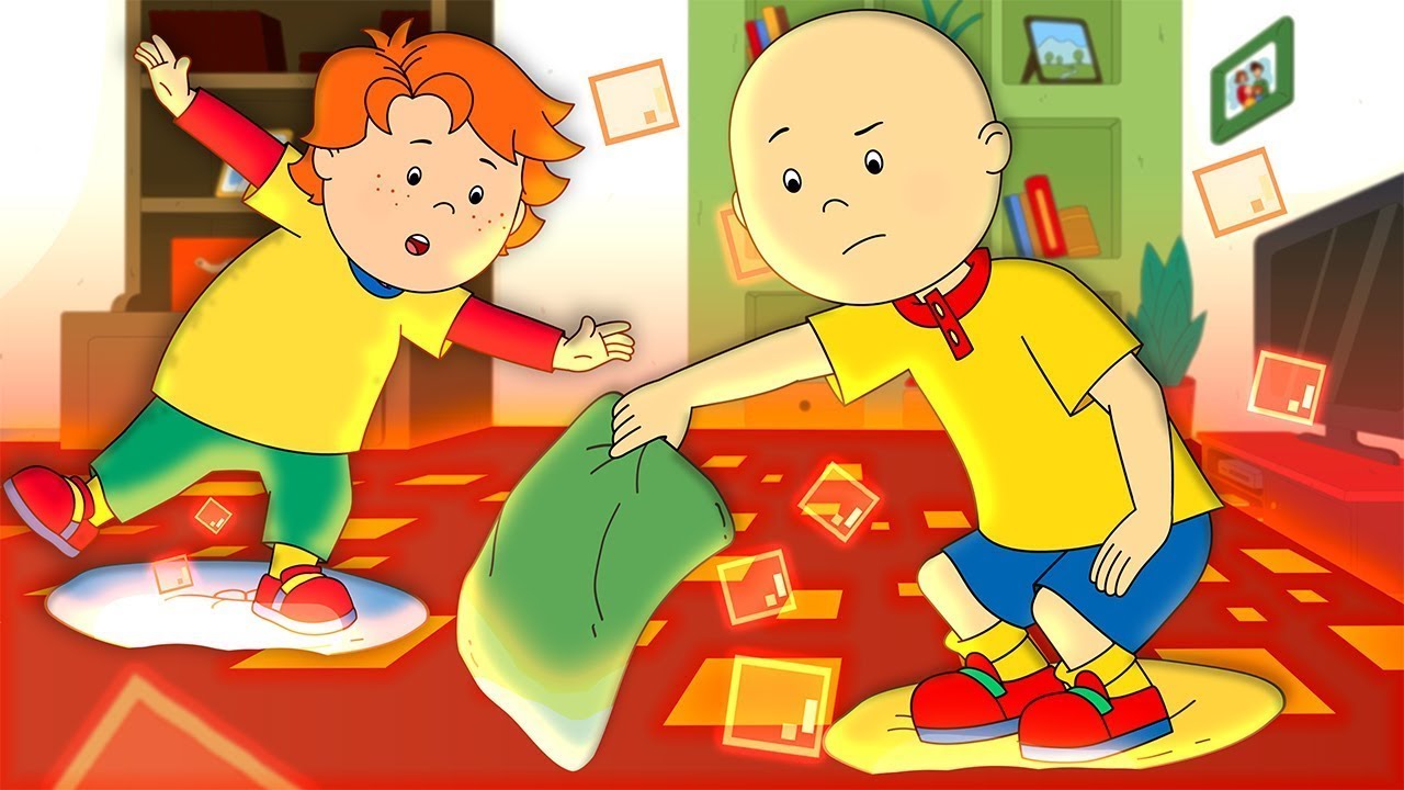 Caillou and Leo play The Floor is Lava | Caillou - WildBrain - YouTube
