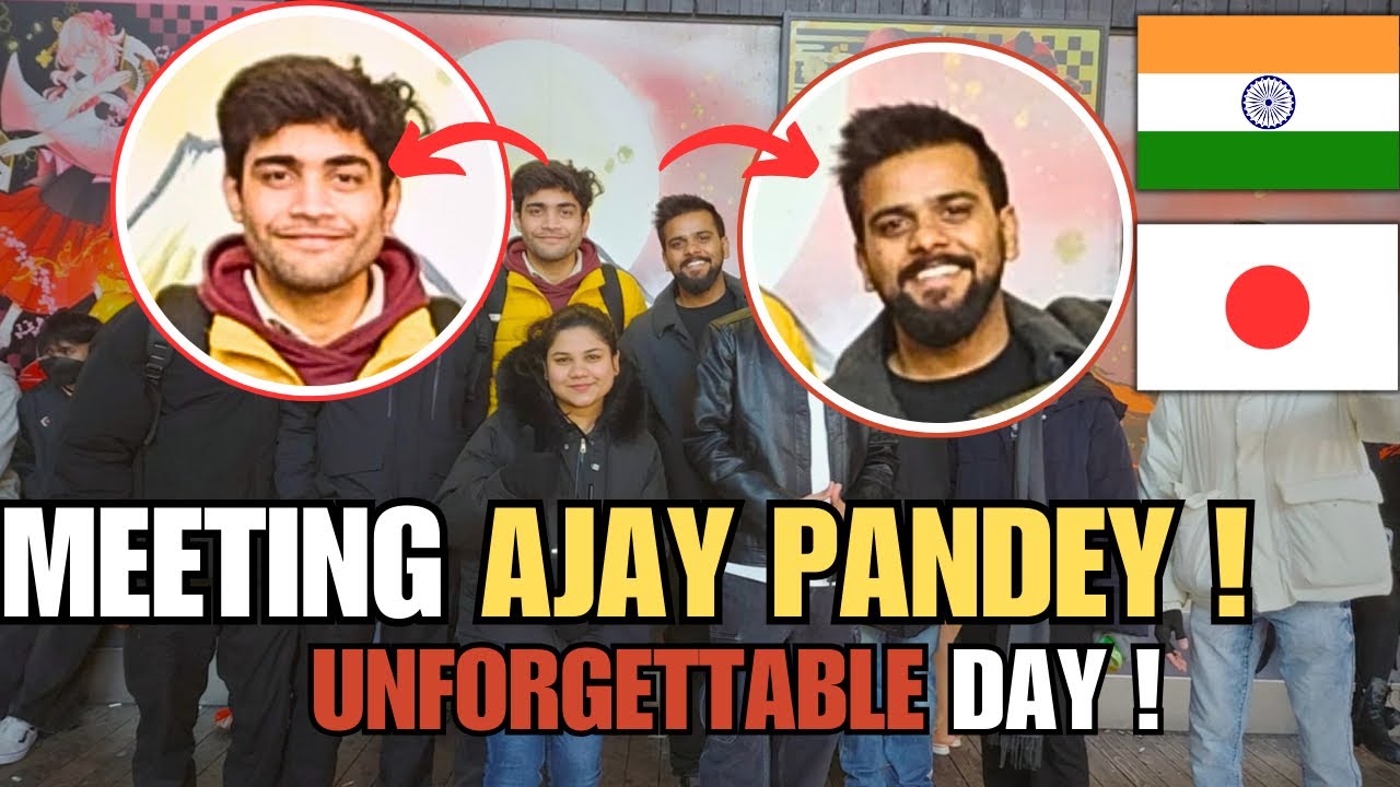 Daily Vlog I Met Ajay Pandey in Japan?! 🇯🇵🔥 | UNBELIEVABLE Encounter ...