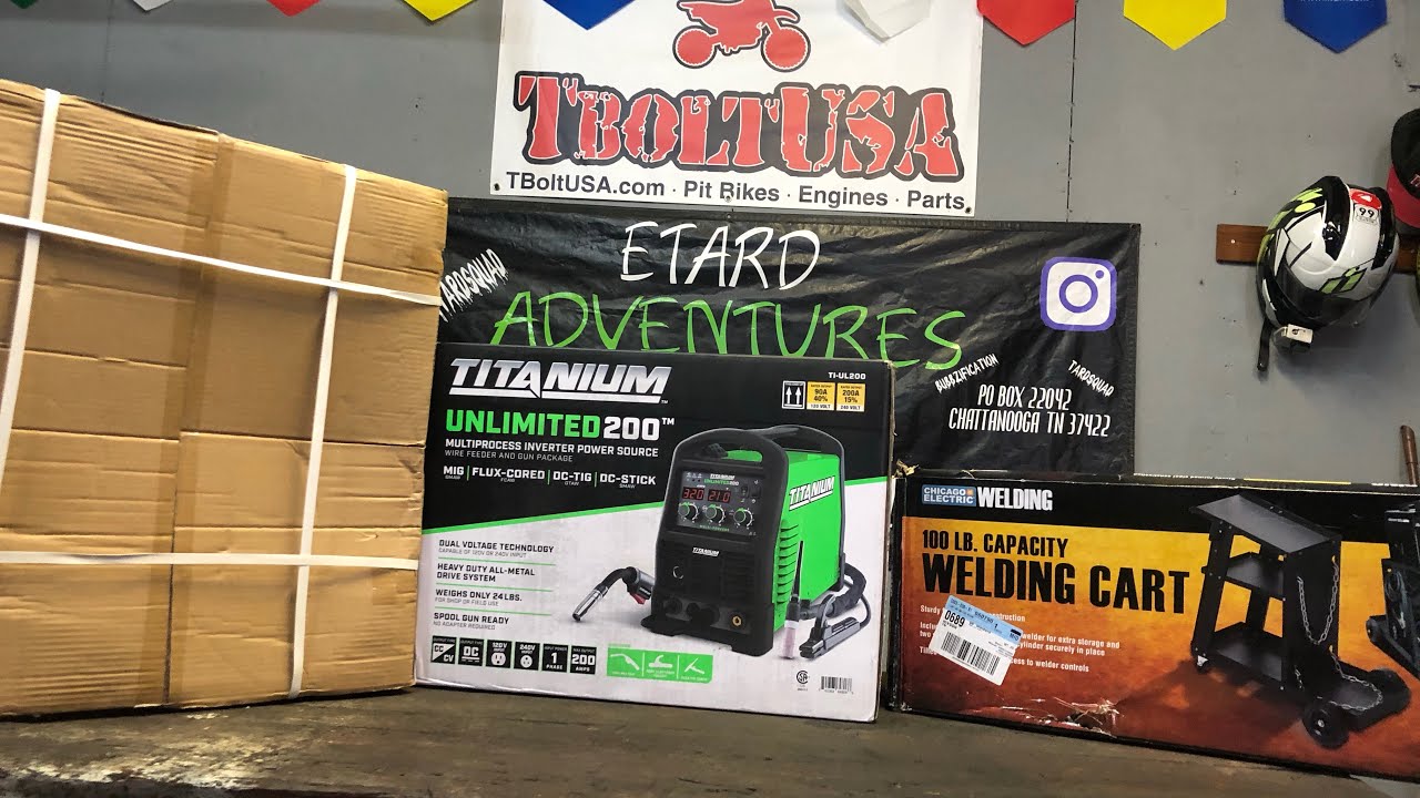 Titanium 200 mig tig stick review - YouTube