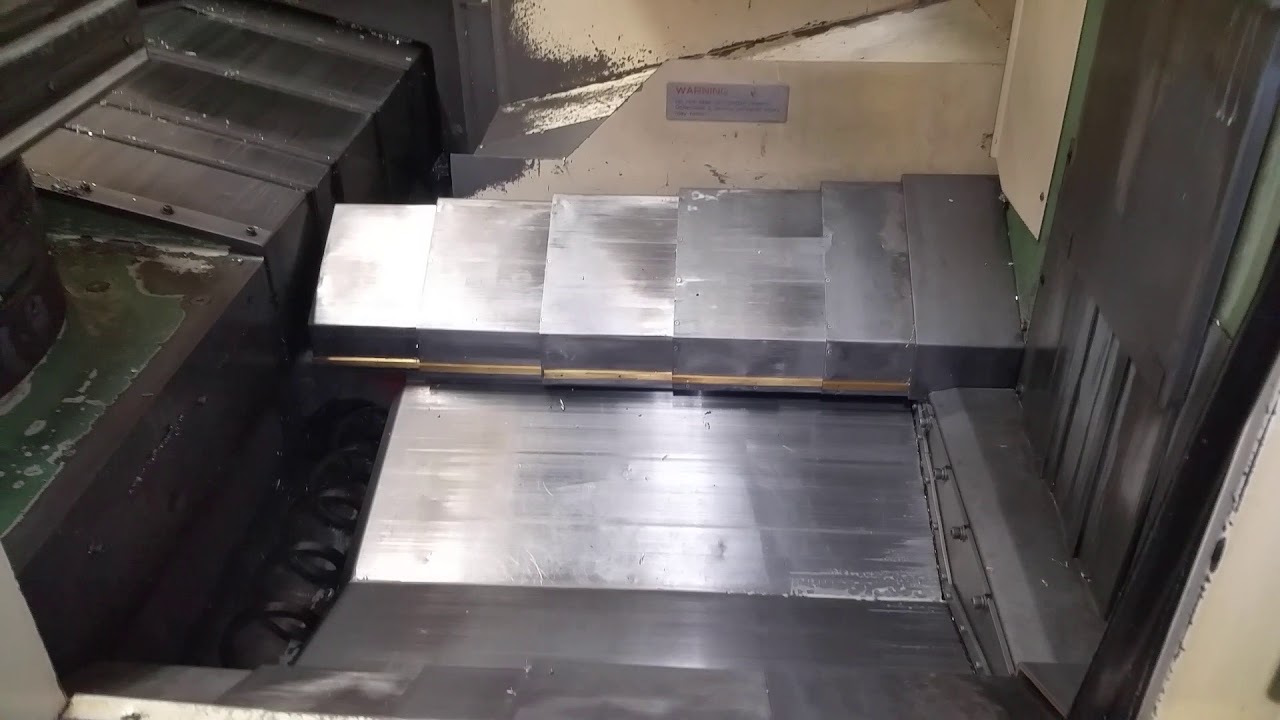 OKK PCH 600 Horizontal Mill - Circa 1987 - YouTube