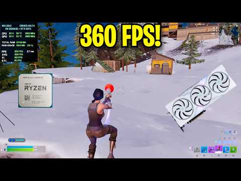 RYZEN 5 5500X3D + RTX 5070 | Fortnite Ranked Reload Benchmark (1440p Performance Mode