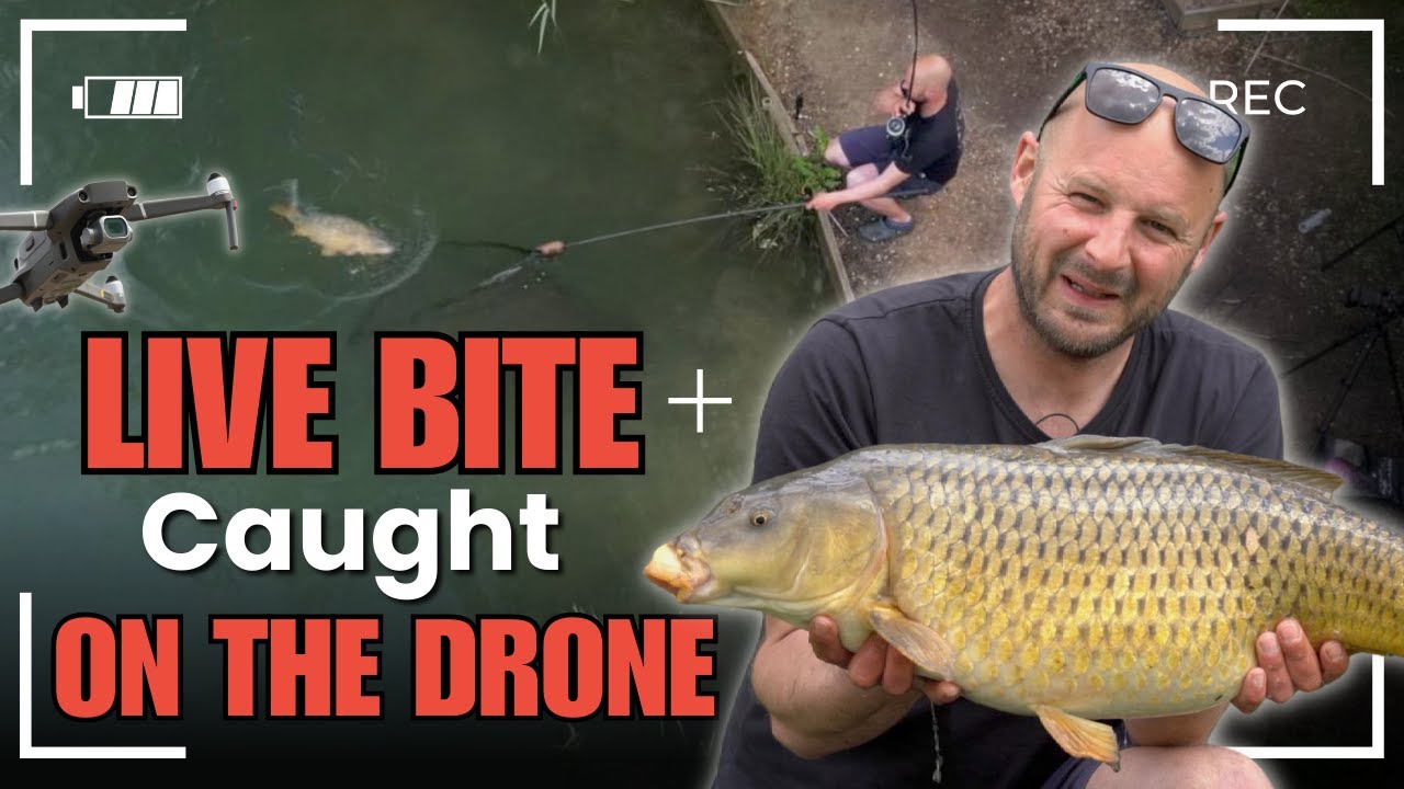 CARP BITE LIVE ON THE DRONE | Crystal Lakes Leisure Fishing | Carp ...
