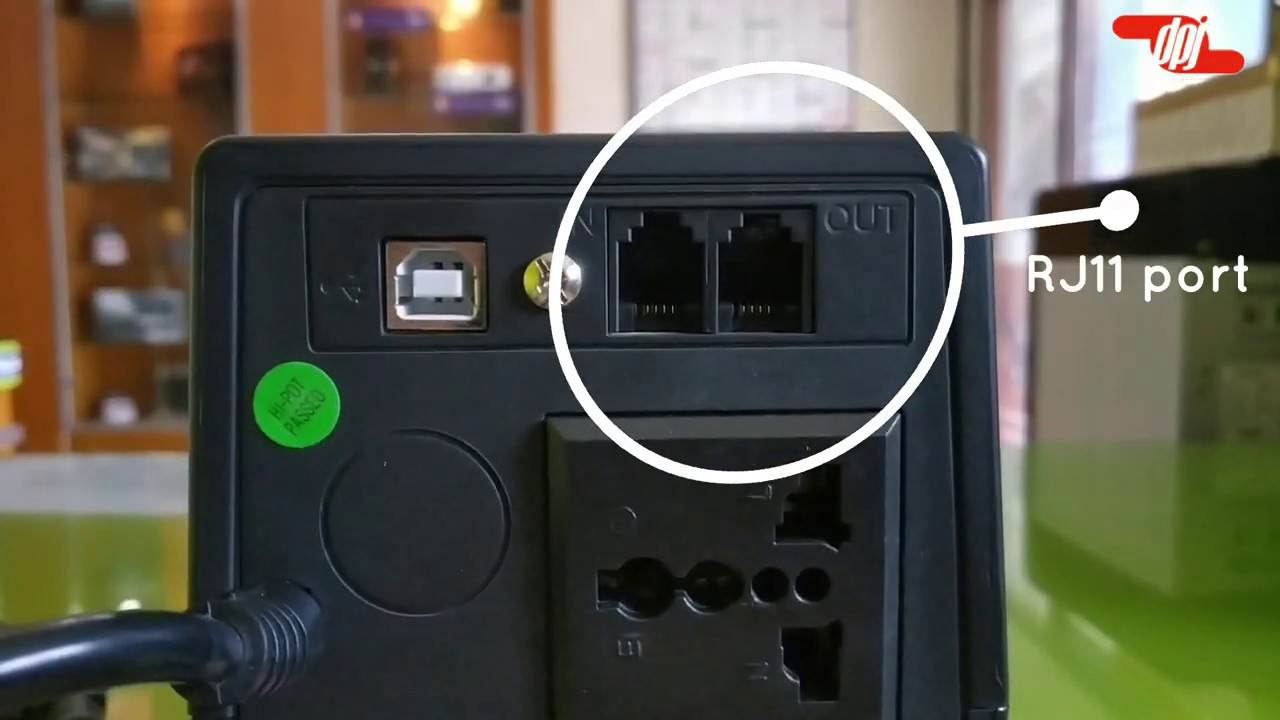 Fungsi USB Port dan Port RJ11 pada UPS - YouTube