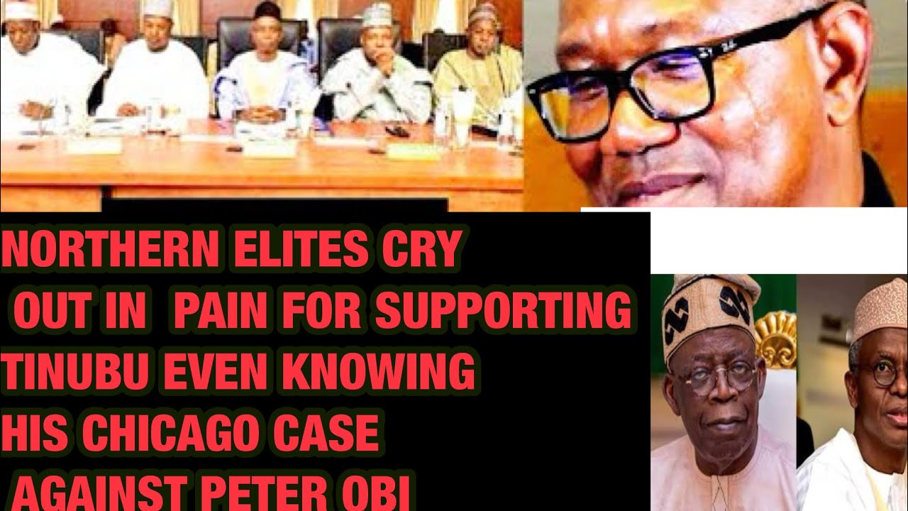 Breaking : Northern Elites We were aware of Tinubu Chicago case,but ...