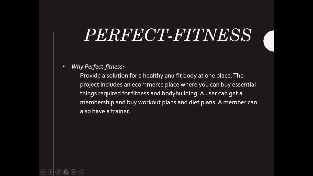 Perfect fitness - A one fitness app for everyone | Software Engineering ...