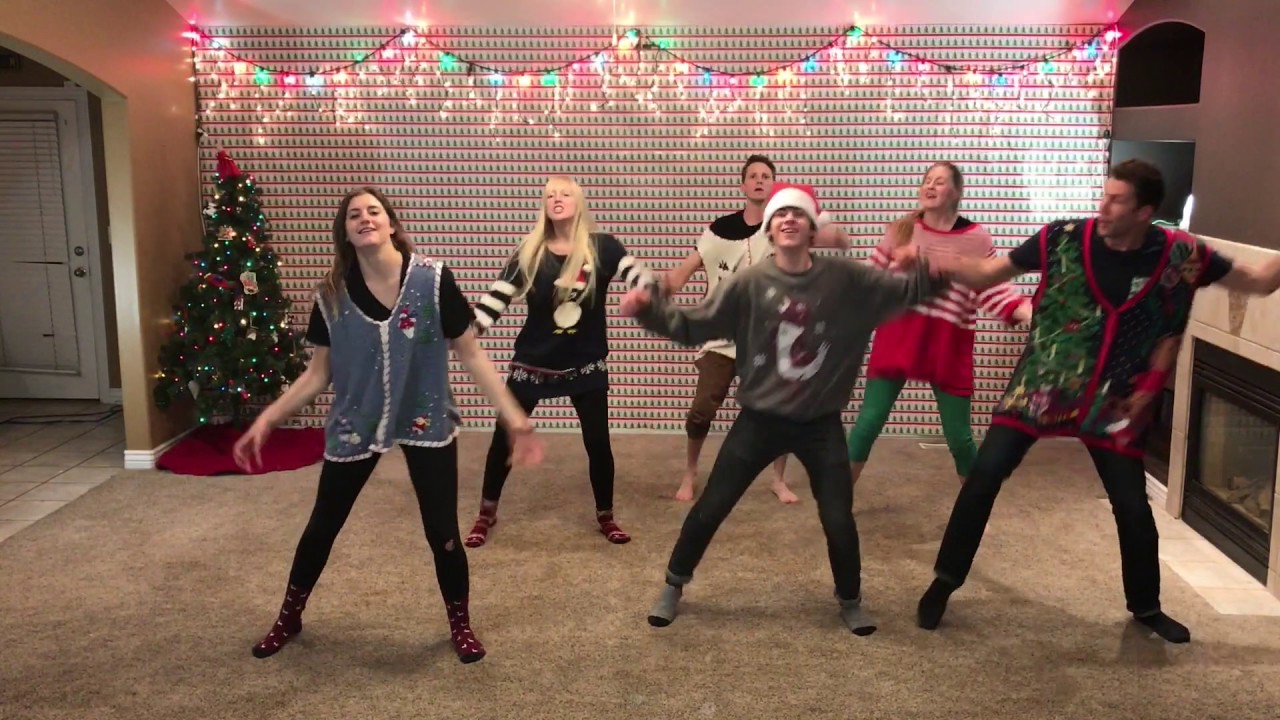 Christmas Dance 2016 with 8 Siblings - Mariah Carey & Pentatonix - YouTube