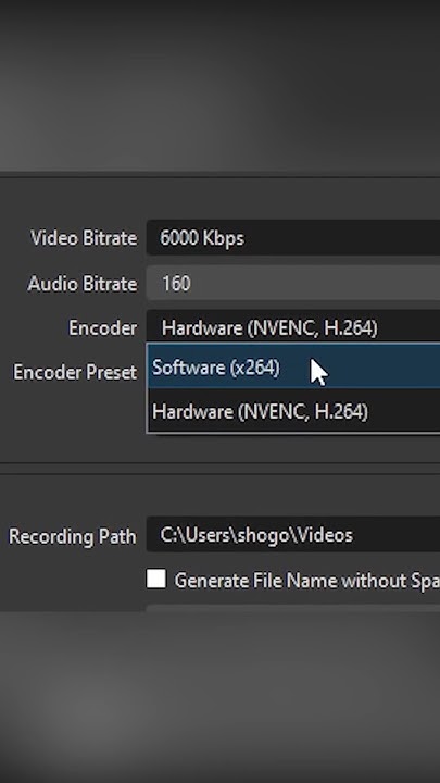 Encoder Preset OBS Studio Software x264 vs Hardware NVENC h264 | Best OBS Settings for Streaming ...